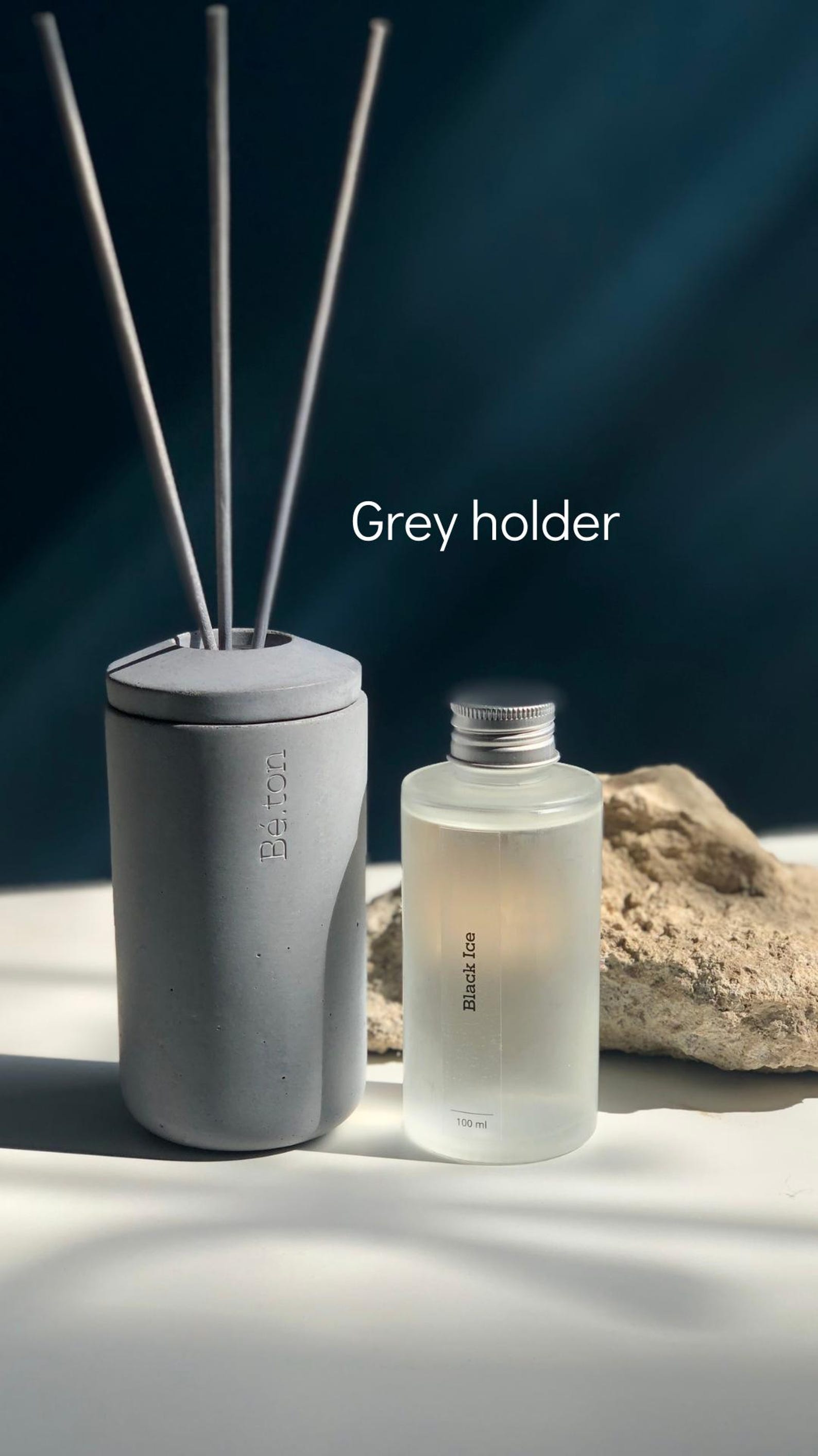 Concrete Reed Diffuser Minimalistic | 100ml | Natural Fragrance Aroma - Etsy