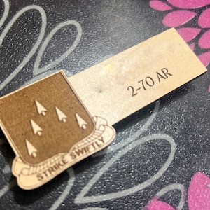 Custom Laser Engraved Military Unit Name Tag With Magnetic Backing - Etsy