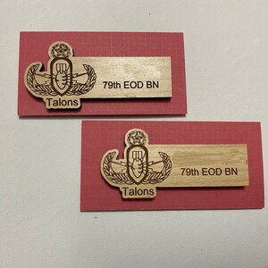 First Division Fort Riley Name Tag Gift for a Milspouse, Gift for FRG ...