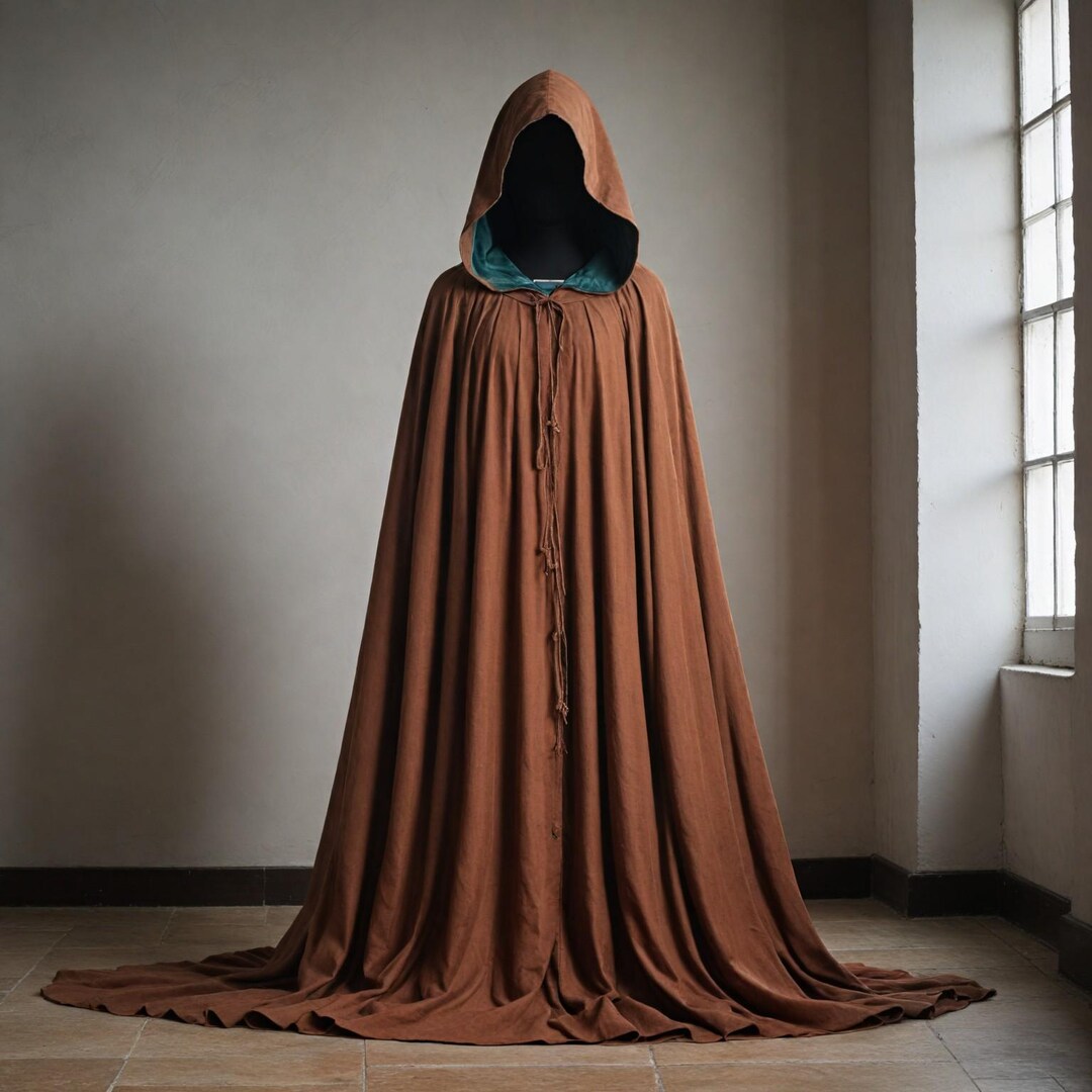 Medieval Hooded Cloak PDF Pattern Unisex Full-length Renaissance Cape ...