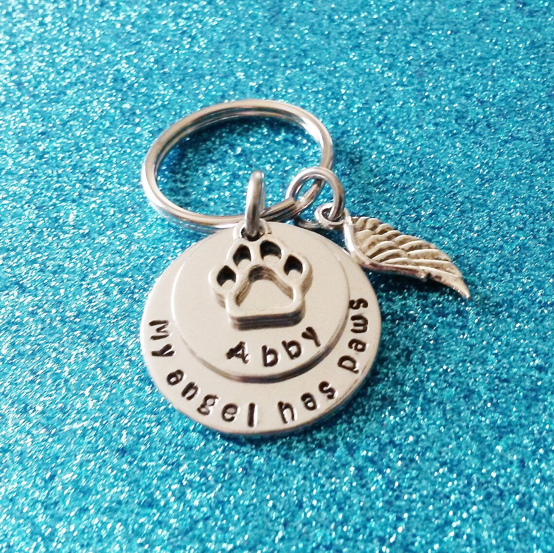 Pet Memorial Keychain Pet Remembrance Memory of Pet Dog | Etsy