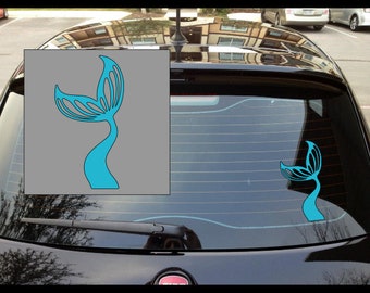 Mermaid Car Sticker - Etsy