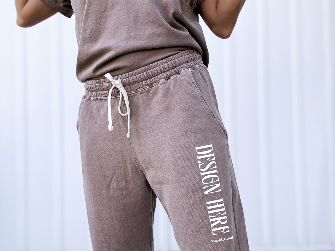 Espresso Comfort Colors 1469 Sweatpants Mockup Comfort Colors CC1469 ...
