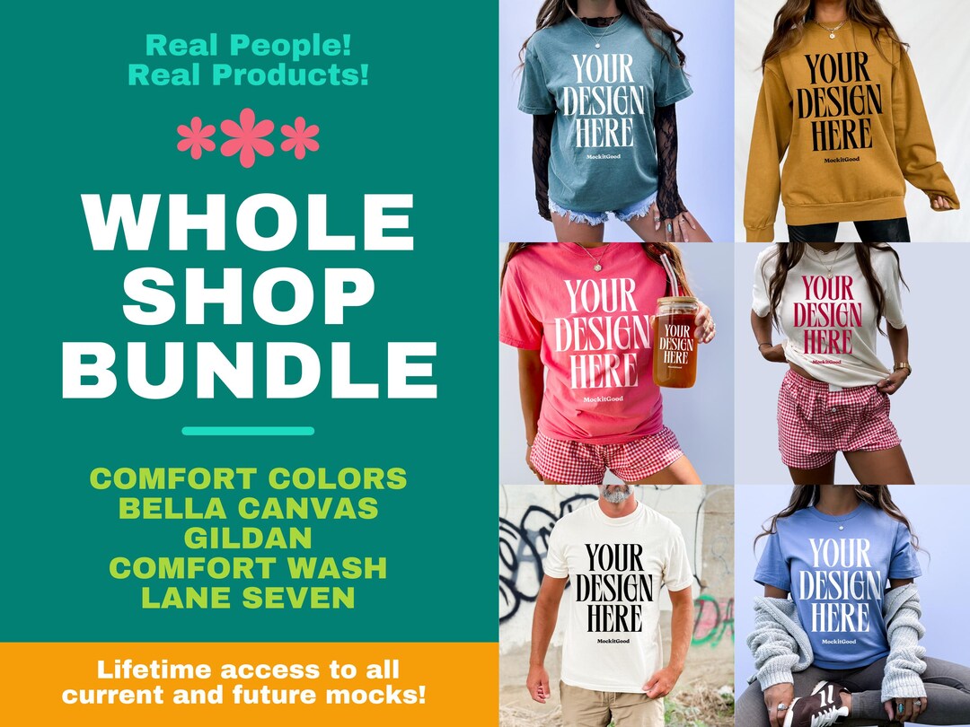 Whole Shop Mockup Bundle Entire Shop Access Lifestyle Bundle Mens ...