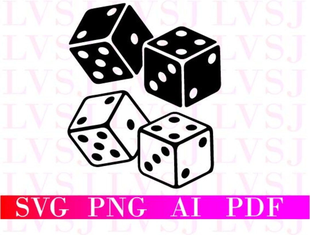 Dice SVG, Two Dice SVG - Etsy