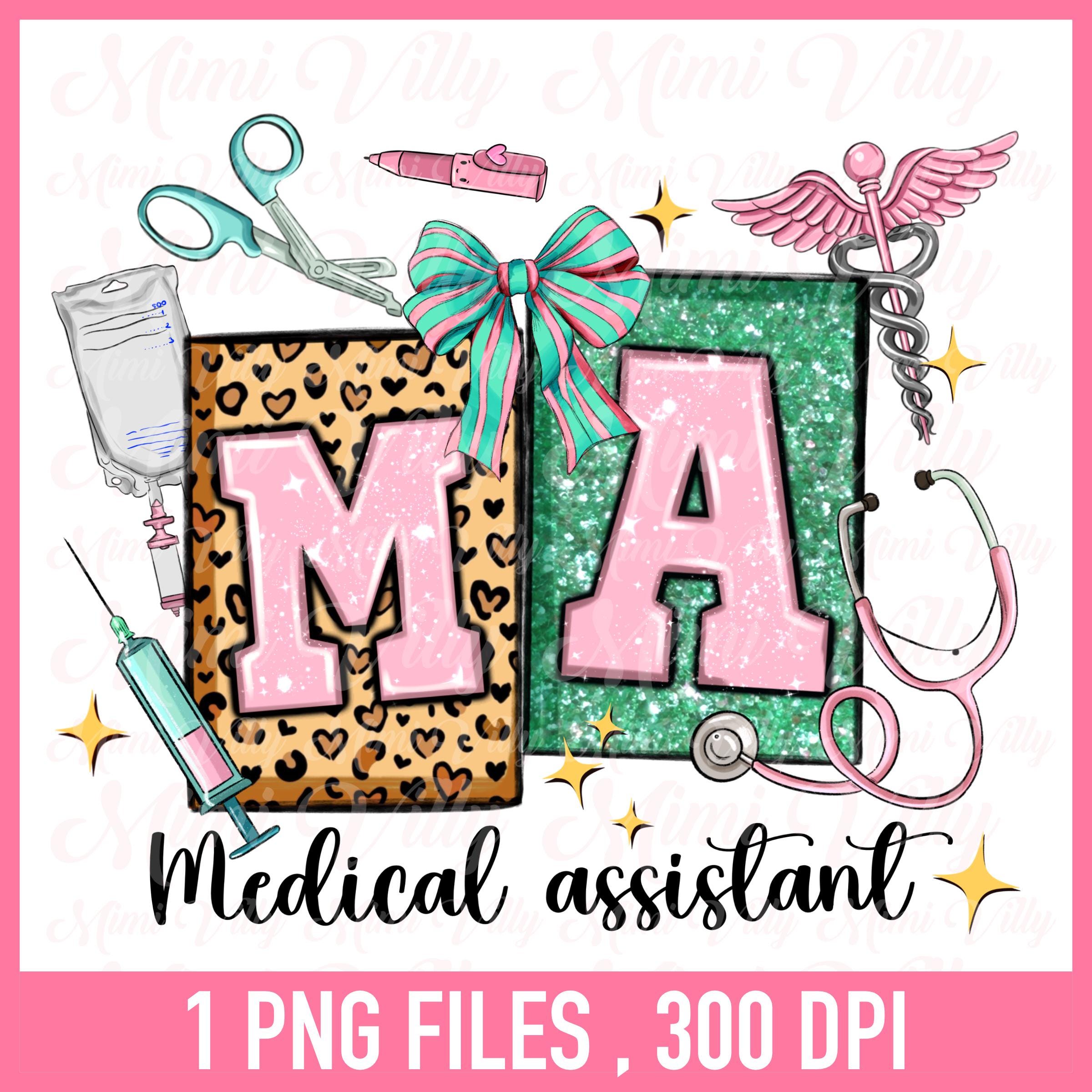 Medical Assistant PNG: Coquette Shirt Design (digital Download) - Etsy