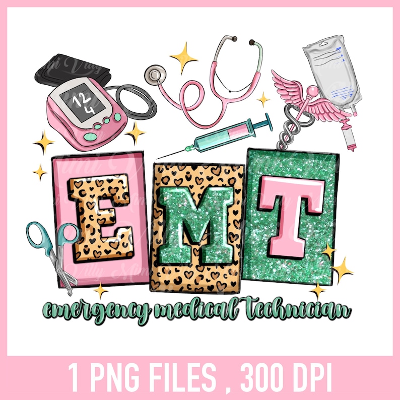 EMT Nurse PNG: Medical Design (digital Download) - Etsy
