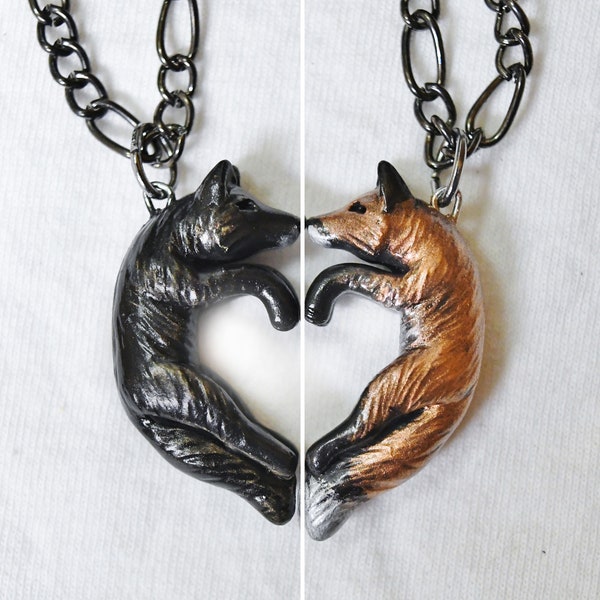 Fox and Wolf - Etsy