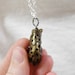 Hyena Necklace With Custom Color Gem - Etsy