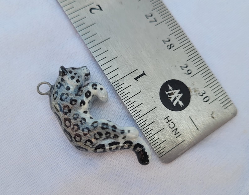 Snow Leopard Friendship Necklaces Heart Couple - Etsy