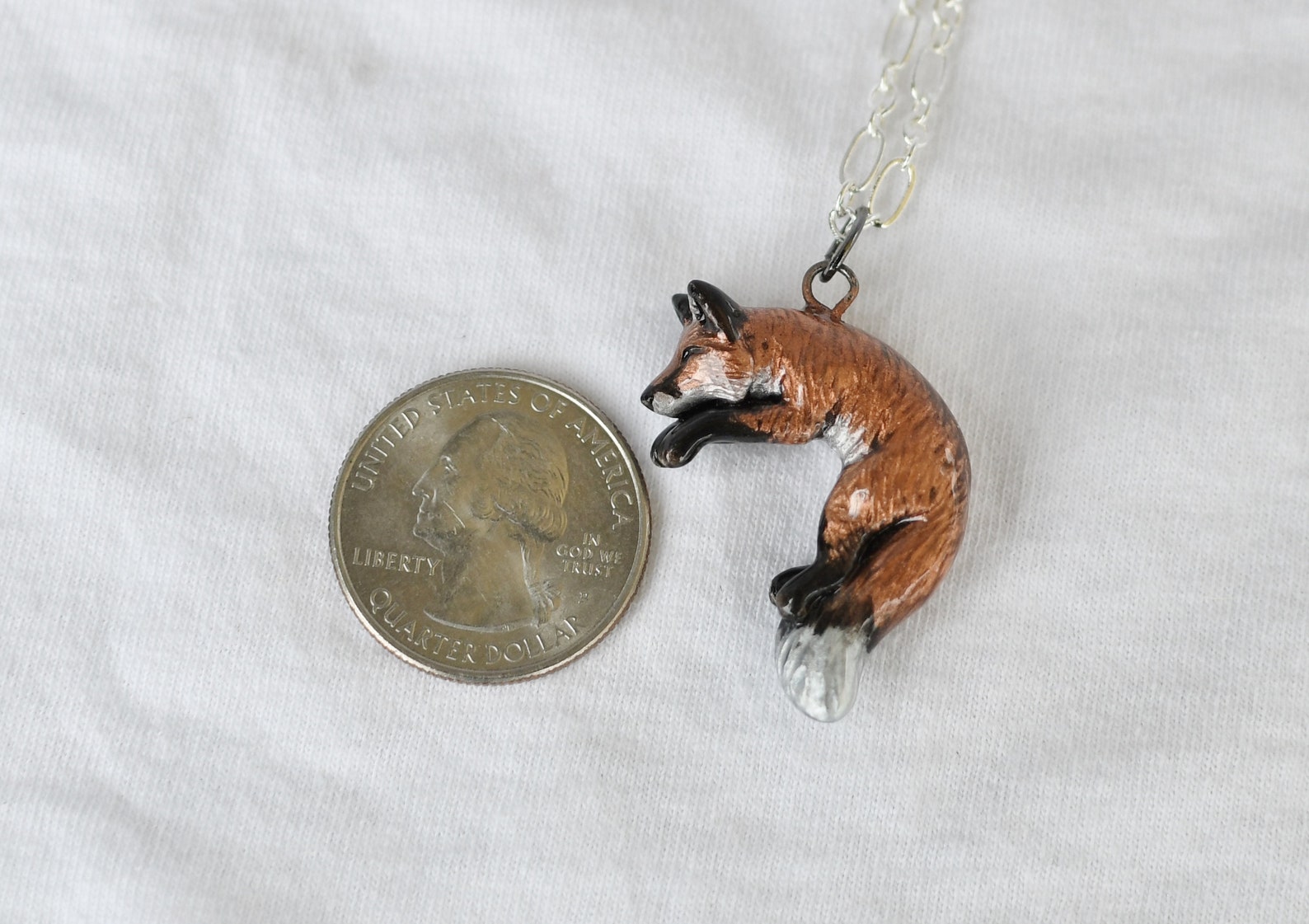 Interlocking Fox Love Necklaces His and Hers Cuddle Couple - Etsy