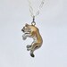 Cougar Necklace Mountain Lion Pendant Puma Charm - Etsy