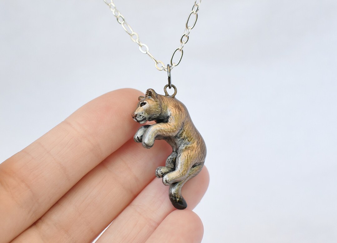 Lioness Necklace Pendant Charm - Etsy