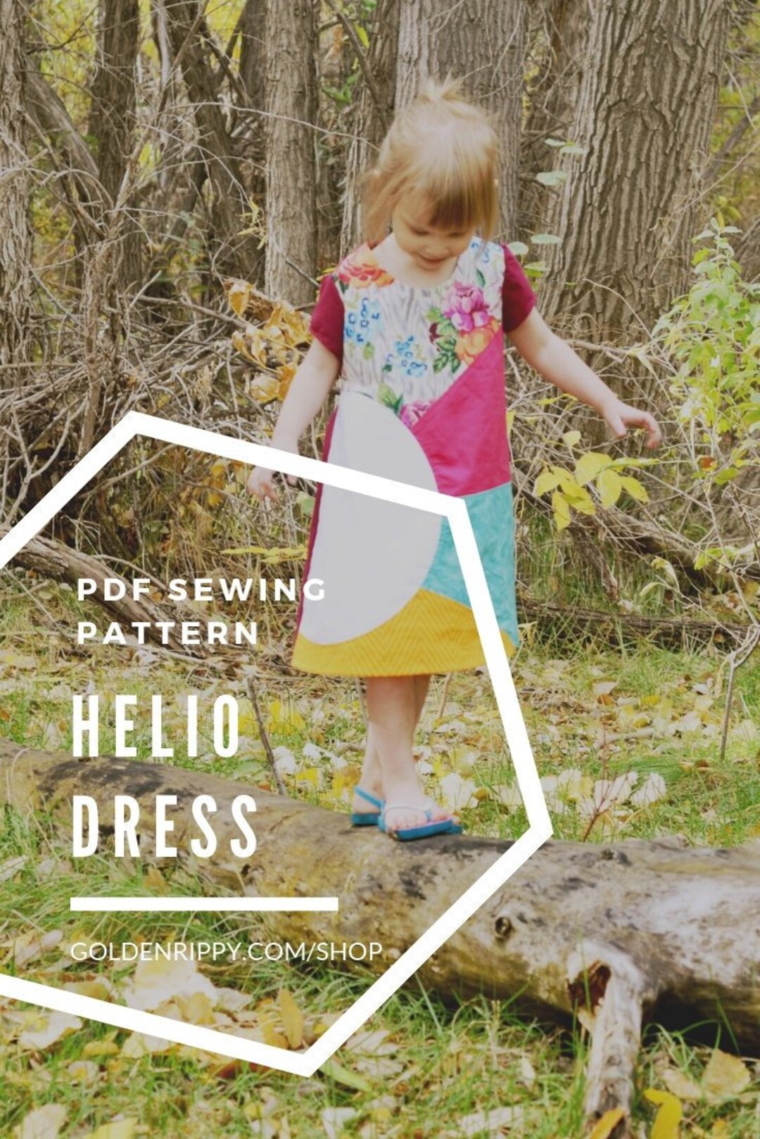 Helios Girls Dress PDF Sewing Pattern- Sizes 12 Months - 12 Years - Etsy