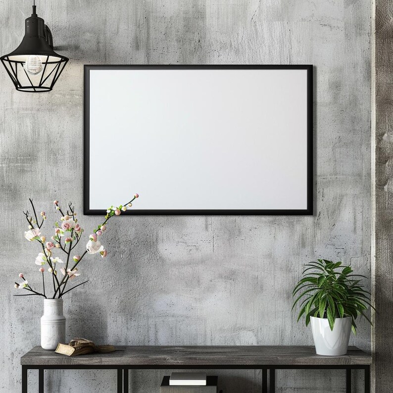 24 Black Frame Clipart, Rectangular Clipart, Blank Frame Art, Digital ...