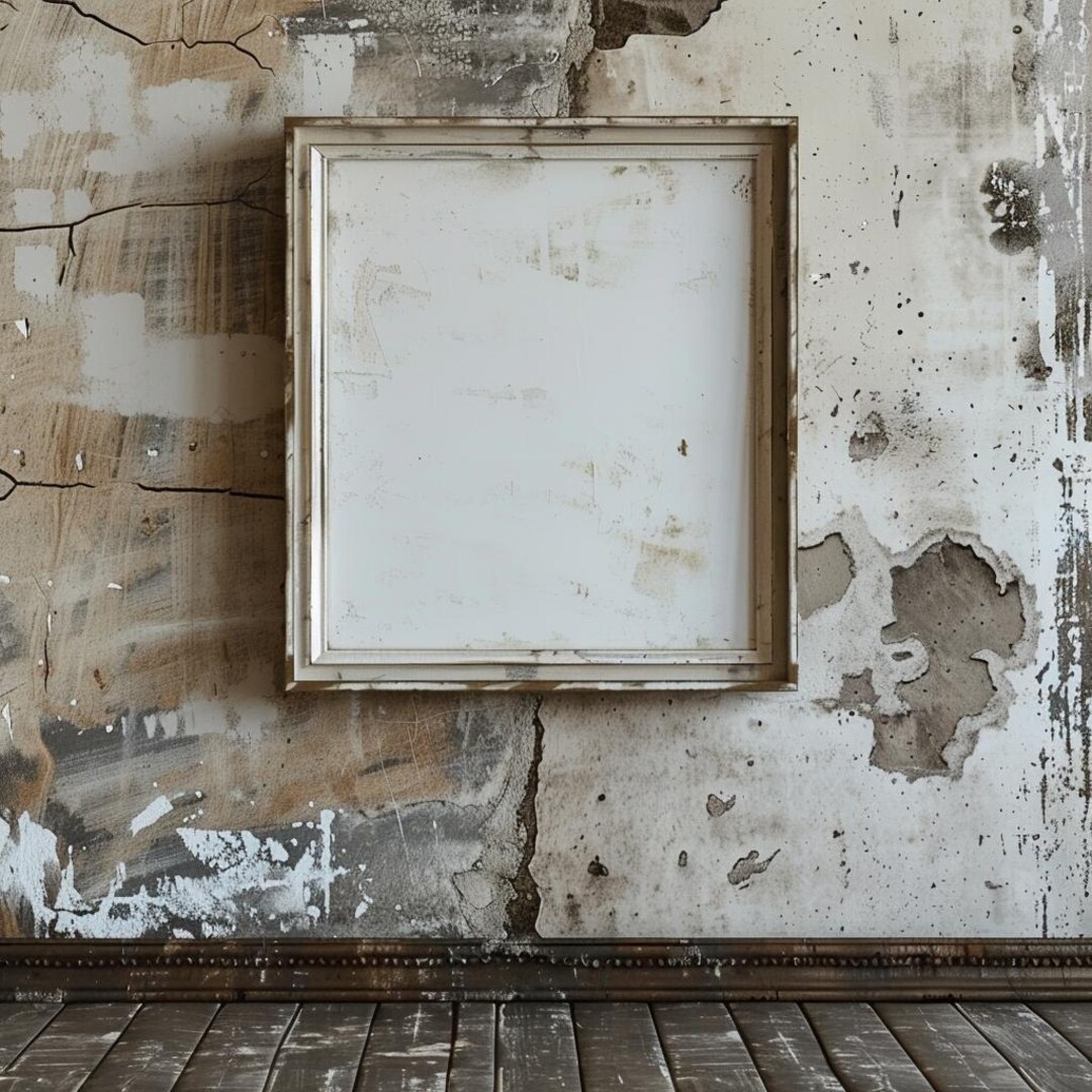 24 Vintage Rustic Frame Clipart, Antique Grunge Wall Art, Distressed ...