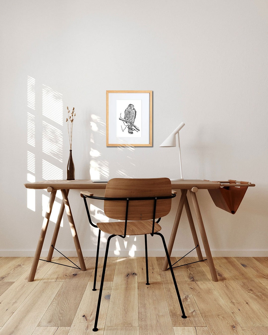 Original Hawk, Drawing in Pencil and Ink for Art Collectors - Etsy