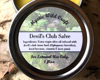 Alaskan Devil's Club Salve deep Muscle Blend - Etsy