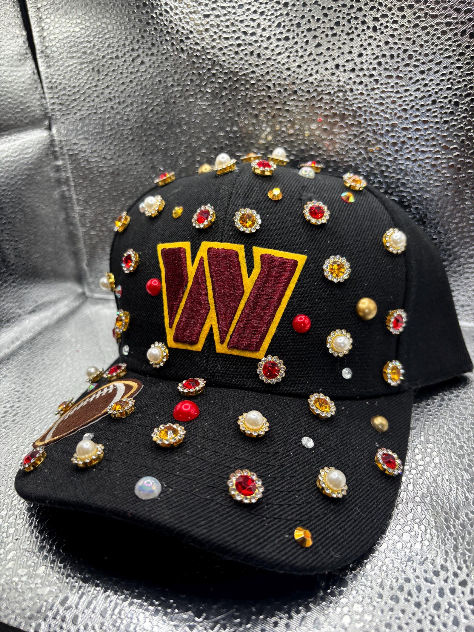 Blinged Out Washington Commanders Hat - Etsy