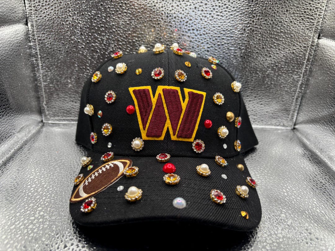 Blinged Out Washington Commanders Hat - Etsy