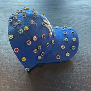 Blue NY Yankees Blinged Out Hat - Etsy
