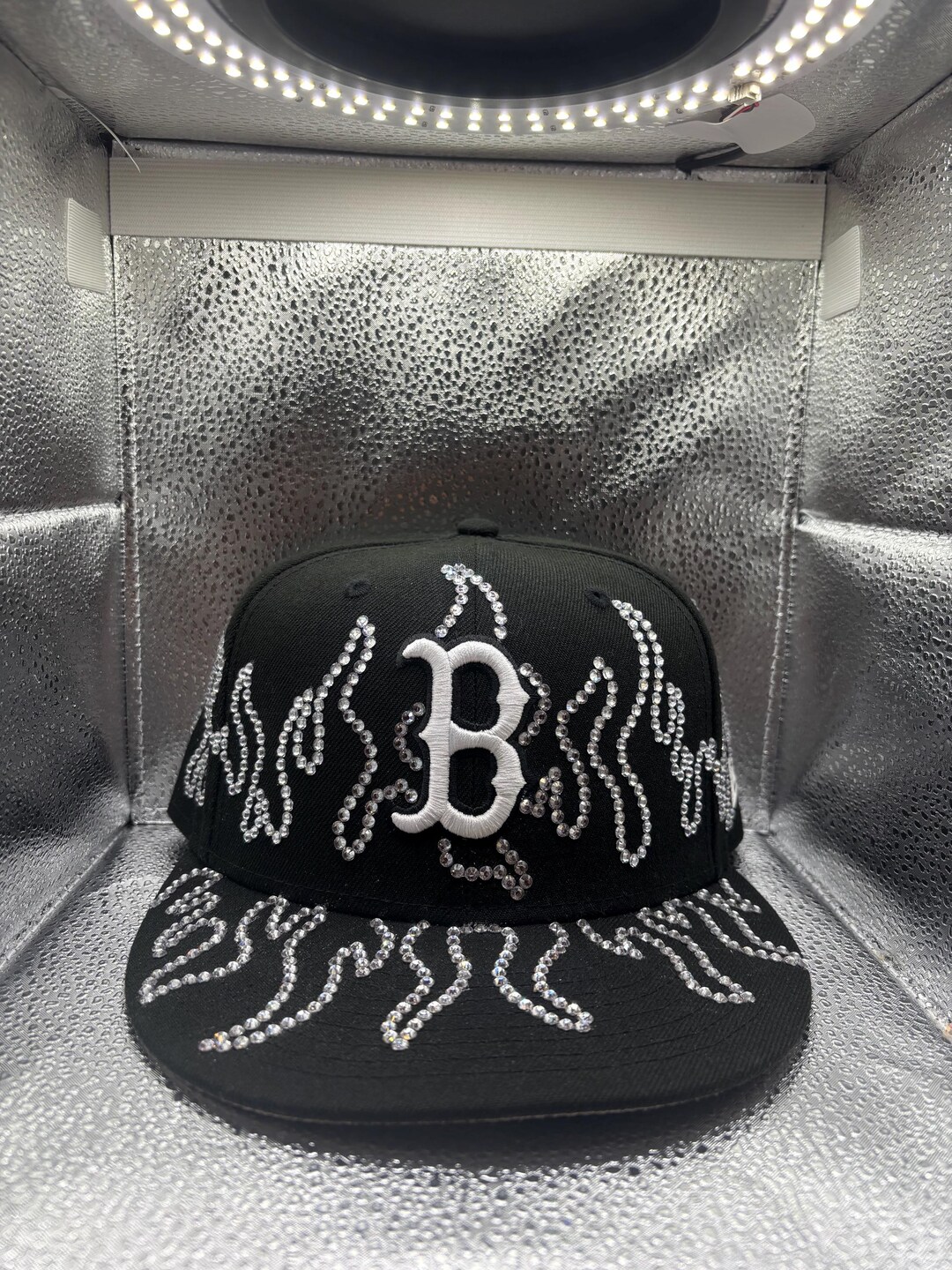 Fire Designs Rhinestone Hat - Etsy