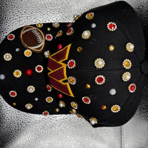 Blinged Out Washington Commanders Hat - Etsy