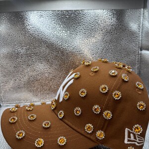 Blinged Out Brown NY Yankees Hat - Etsy