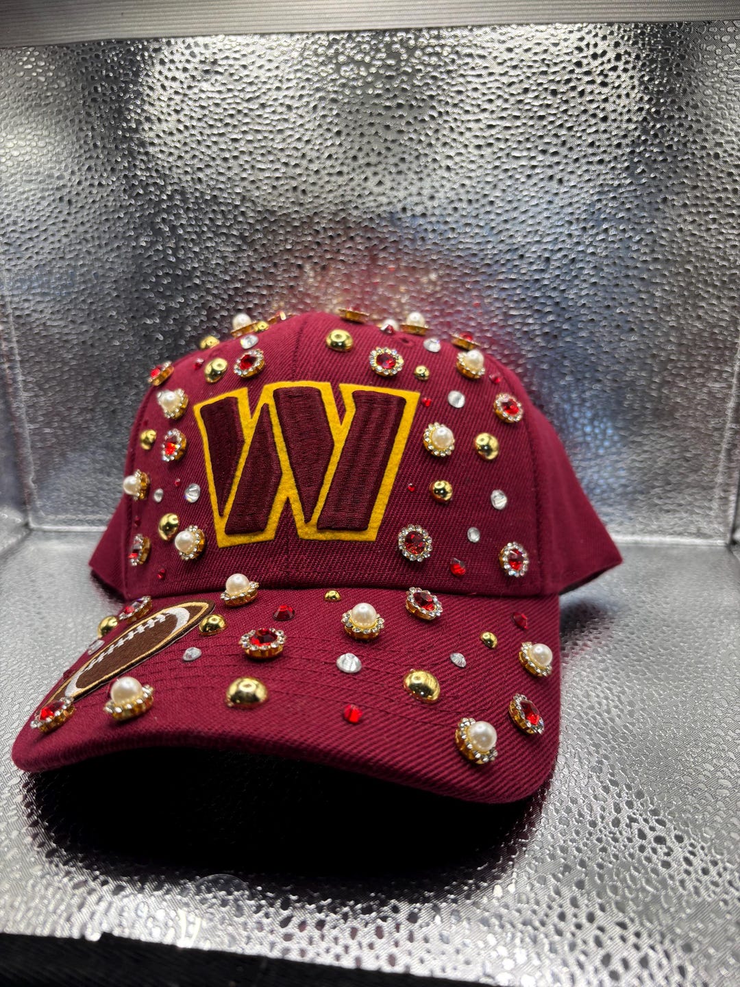 Blinged Out Washington Commanders Hat Bundle Deal - Etsy