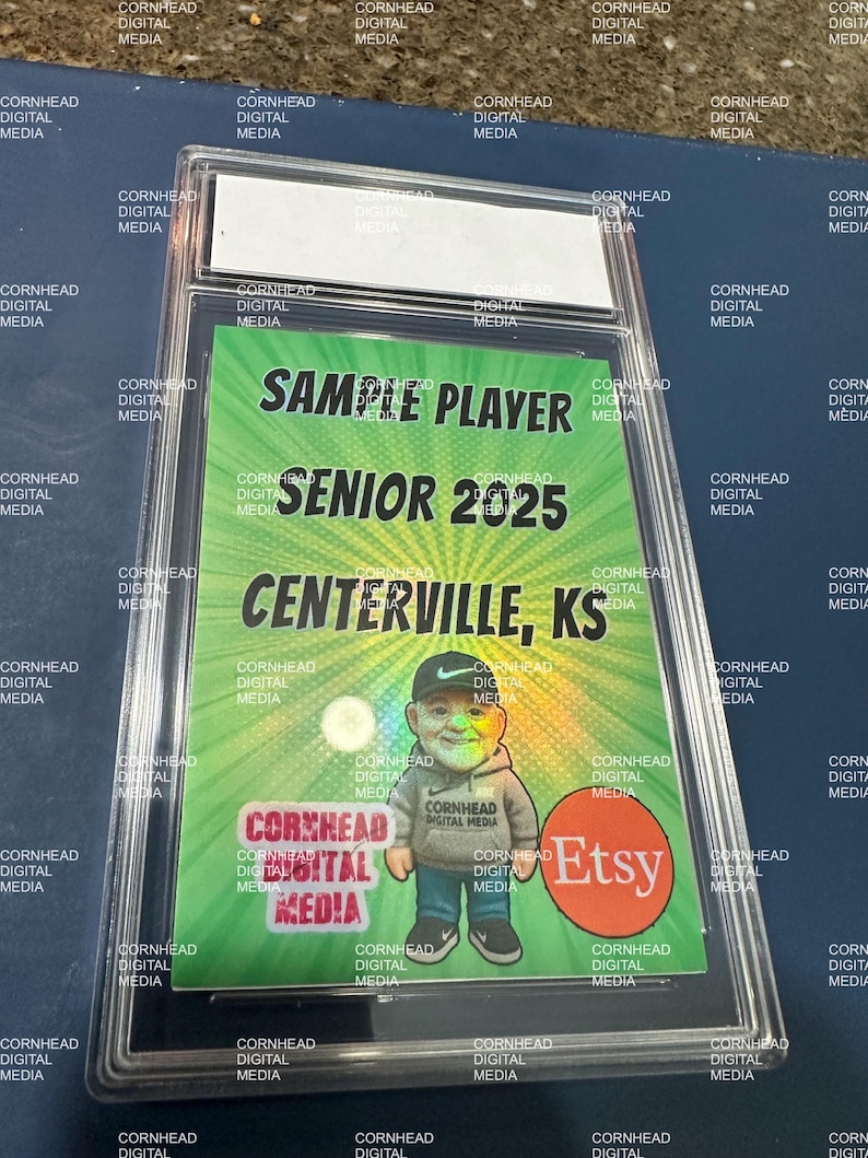 Custom Holographic Refractor Sports Trading Cards – Personalized ...