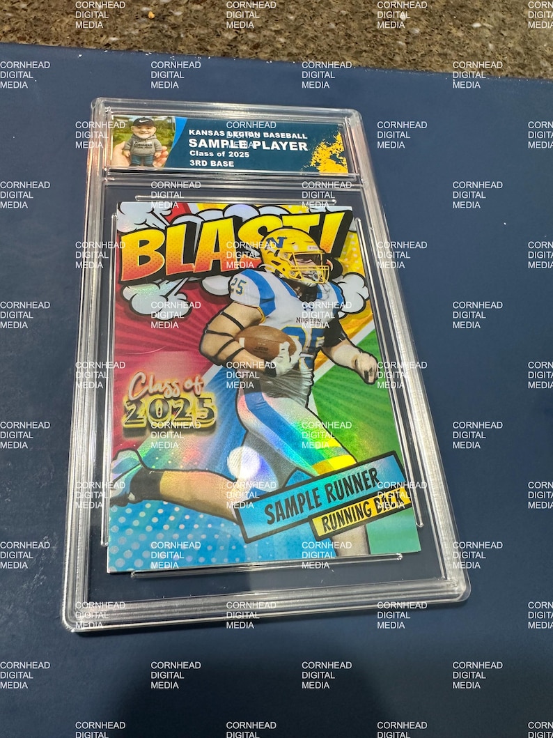 Custom Holographic Refractor Sports Trading Cards – Personalized ...