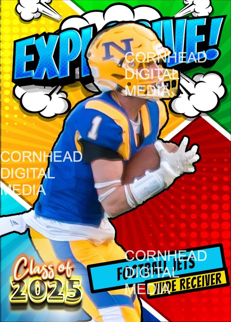 Custom Holographic Refractor Sports Trading Cards – Personalized ...