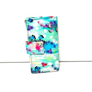 Fabric Checkbook Cover Checkbook Holder Floral - Etsy