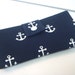 Fabric Checkbook Cover Checkbook Holder Cash Holder Navy - Etsy