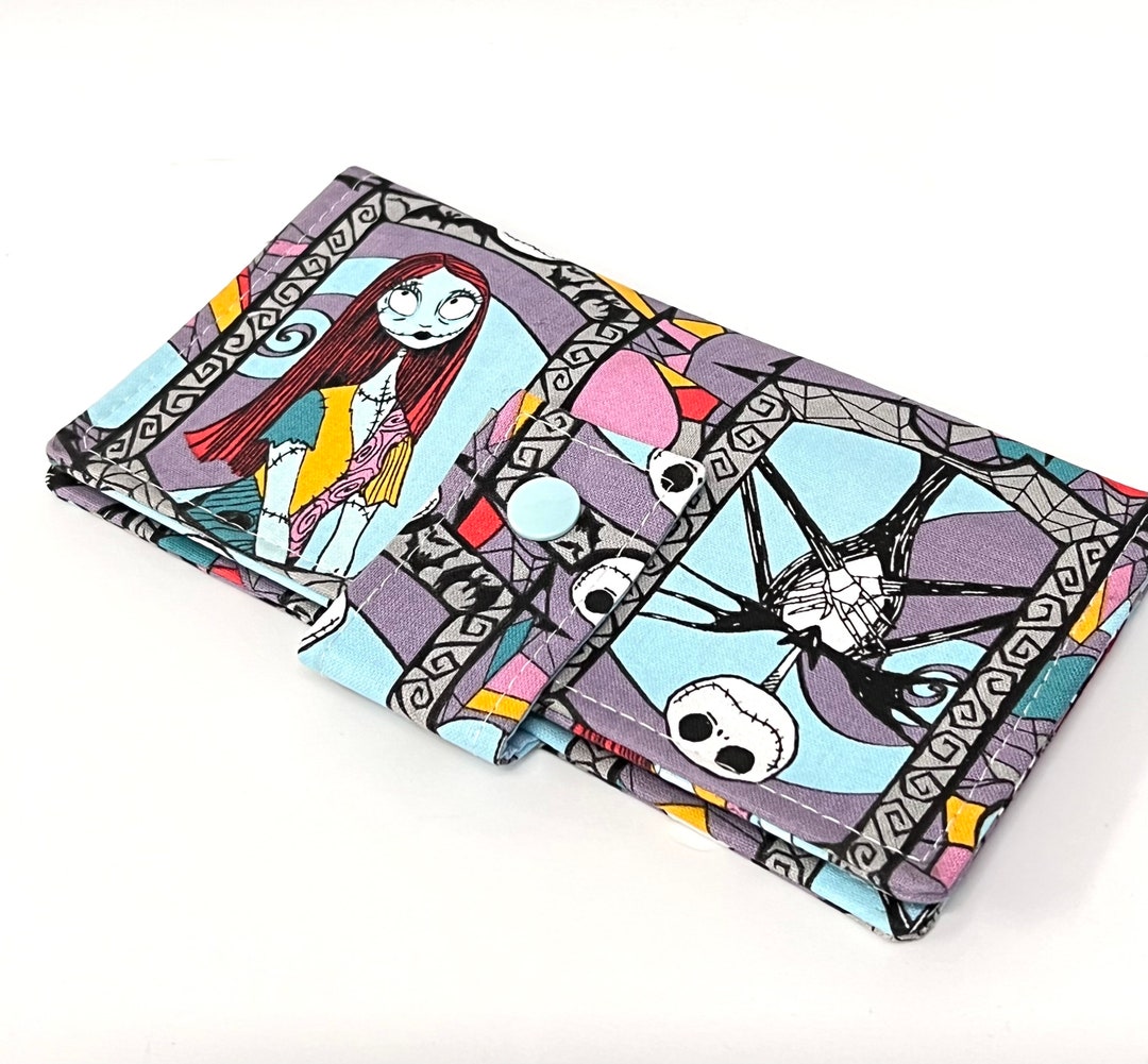 Fabric Checkbook Cover , Womans Checkbook Holder Nightmare Before ...