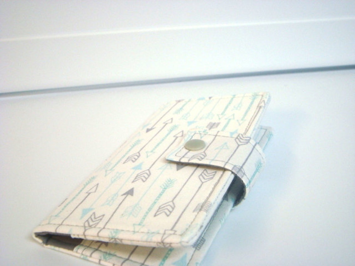 Fabric Checkbook Cover Checkbook Holder Cash Holder White - Etsy