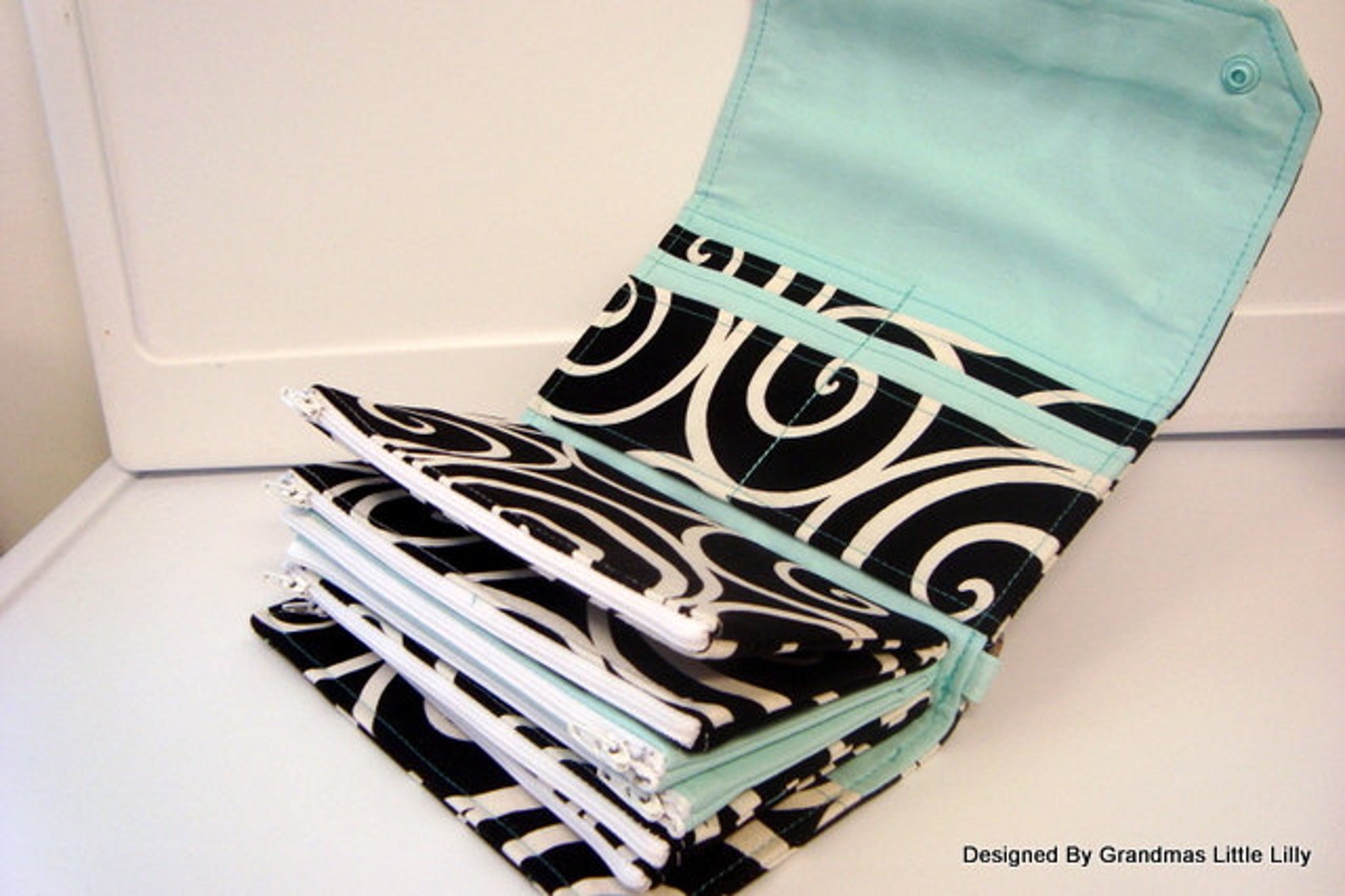 Cash Envelope Wallet / Dave Ramsey System / Zipper Envelopes - Black ...