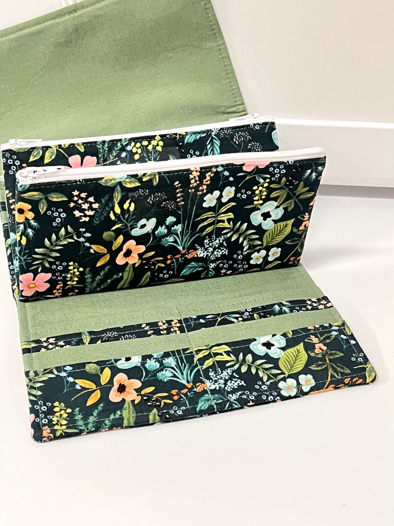 Cash Envelope Wallet / Dave Ramsey System / Zipper Envelopes - Etsy