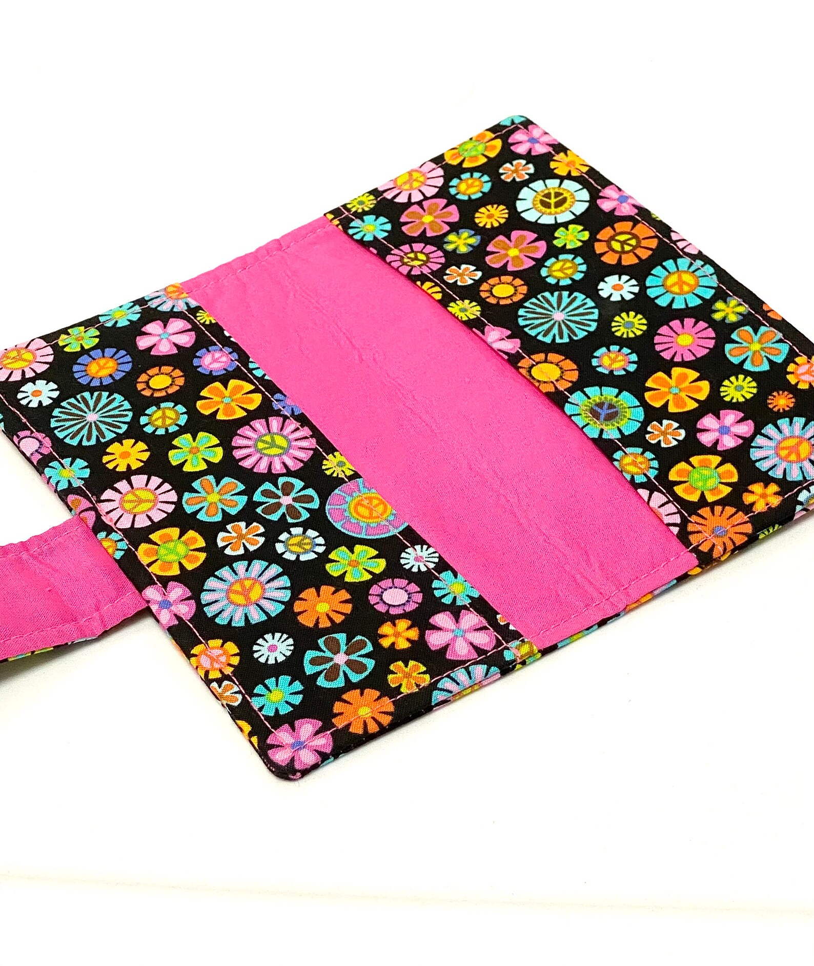 Fabric Checkbook Cover Checkbook Holder Cash Holder Peace - Etsy