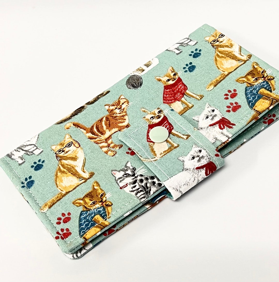 Fabric Checkbook Cover , Checkbook Holder Cash Holder, Coupon Holder ...