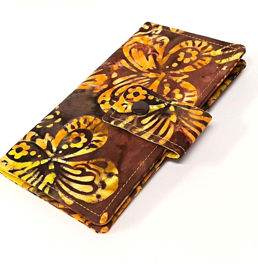 Fabric Checkbook Cover , Checkbook Holder Cash Holder, Coupon Holder ...