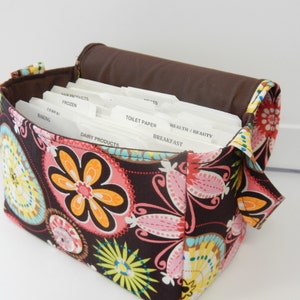 Large 4 Size Coupon Organizer / Budget Organizer Holder Box Attaches to ...