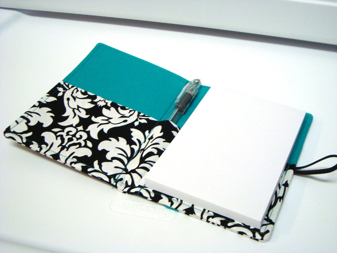 Damask Cotton List Taker: Pocket Notepad With Pen - Etsy