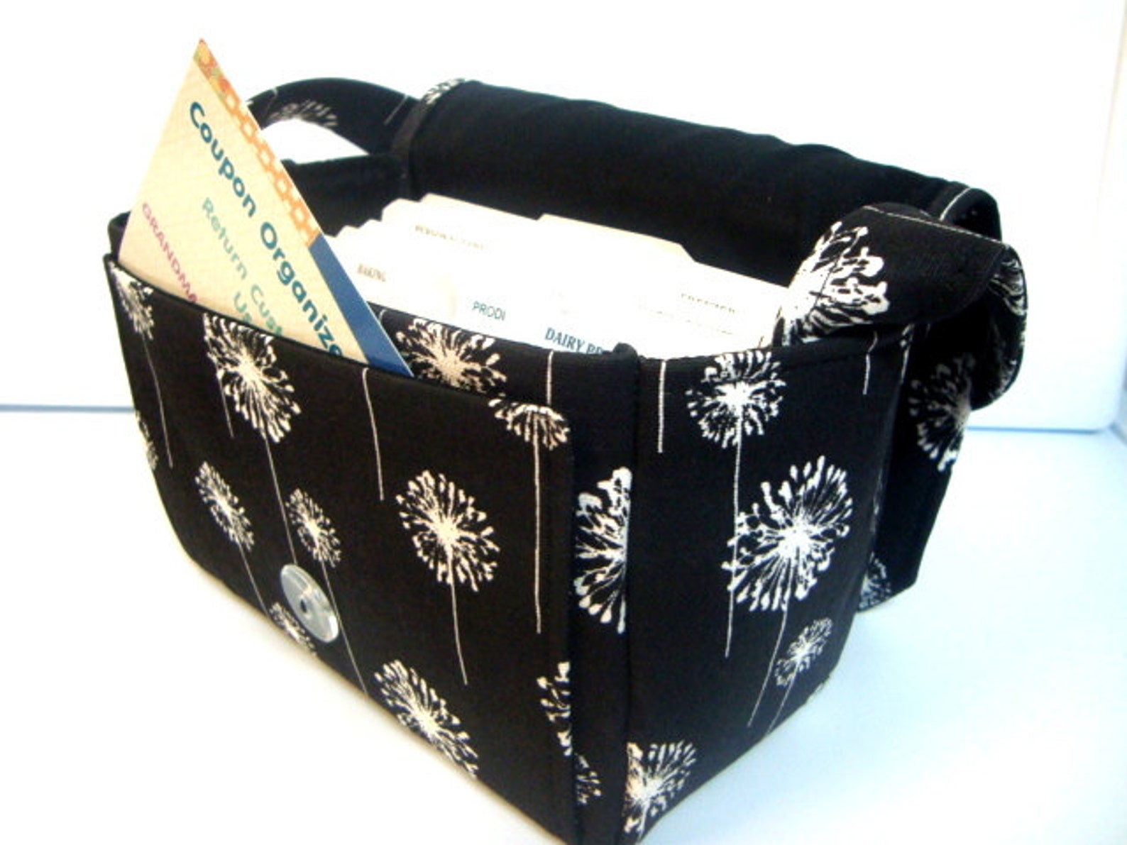 Large 4" Size Coupon Organizer / Budget Organizer Holder Box - Attaches ...