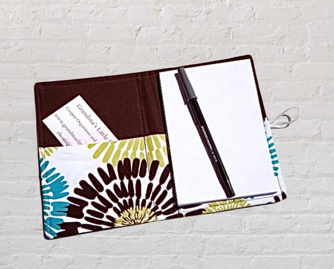 Floral Cotton List Taker: Notepad and Pen Included - Etsy