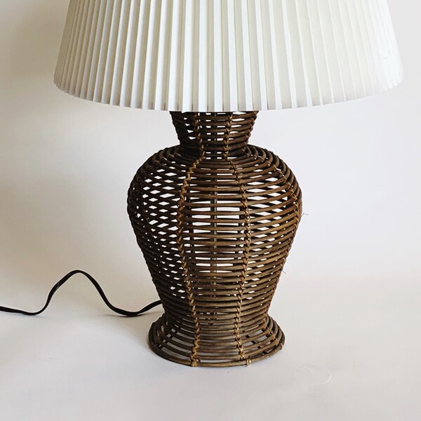 Rattan Lamp - Etsy