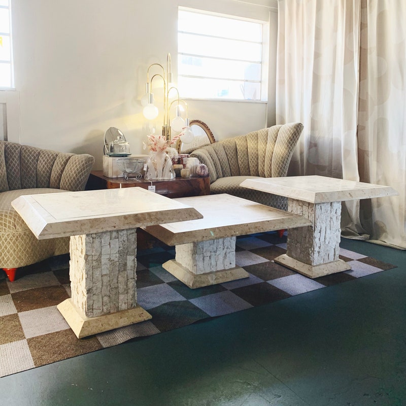 Stone Coffee Table - Etsy