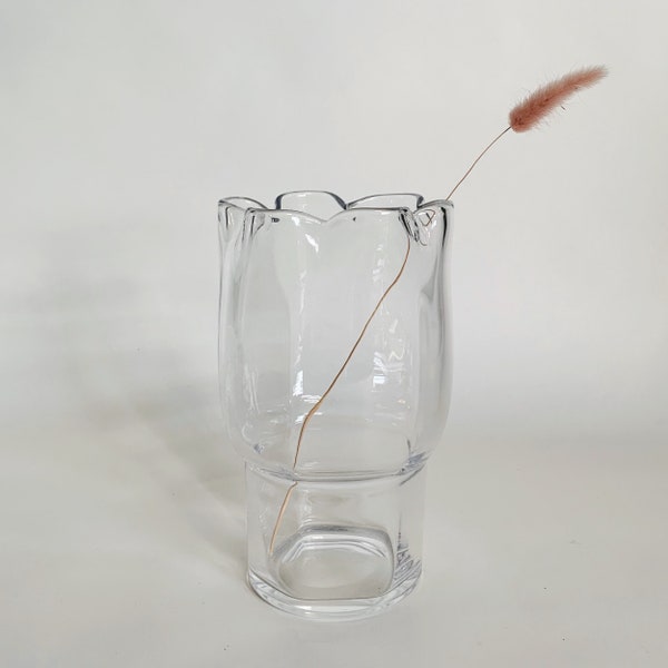 Scalloped Rim Vase - Etsy