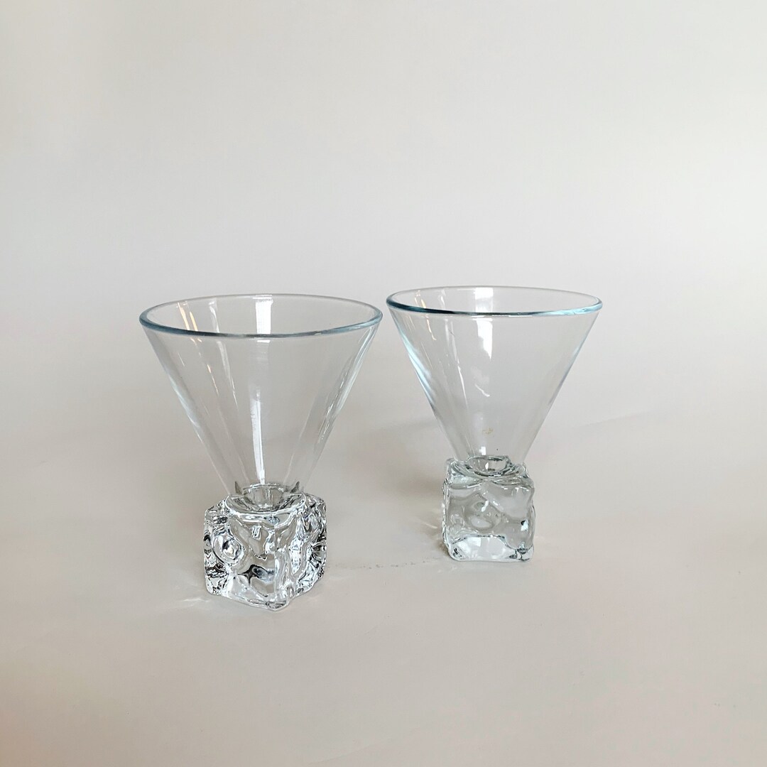 ICE CUBE GLASSES - S/2 - Etsy