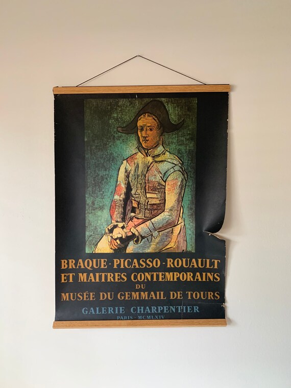 1964 PICASSO EXHIBITION POSTER | Etsy